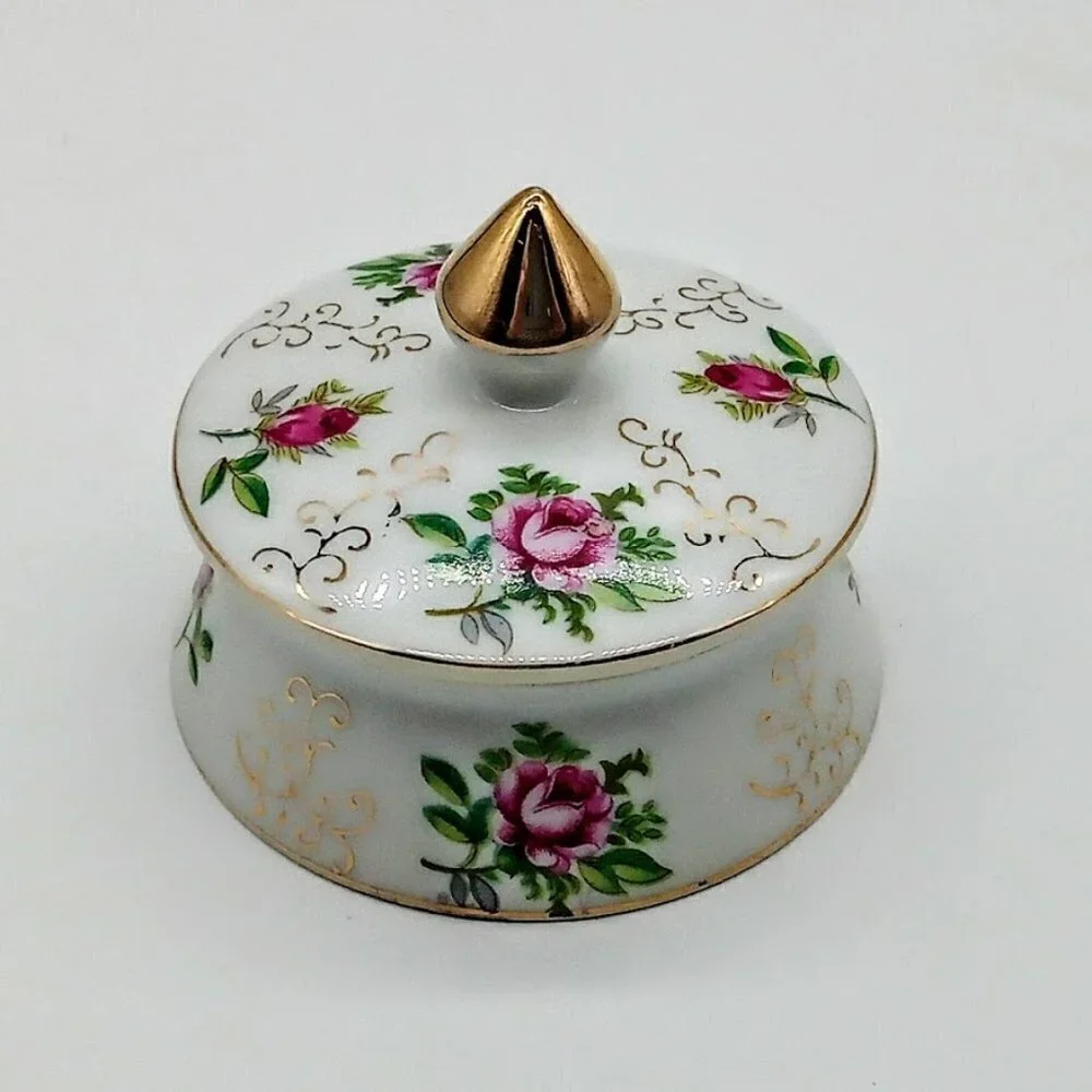 I.W. Rice & Co. | Accents | Handpainted I W Rice Co Floral Porcelain ...